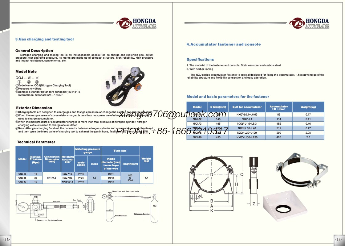 accumulator charging tools