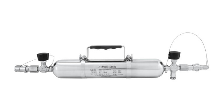 Liquefied gas sampling cylinder gas sampling cylinder for sampling ...